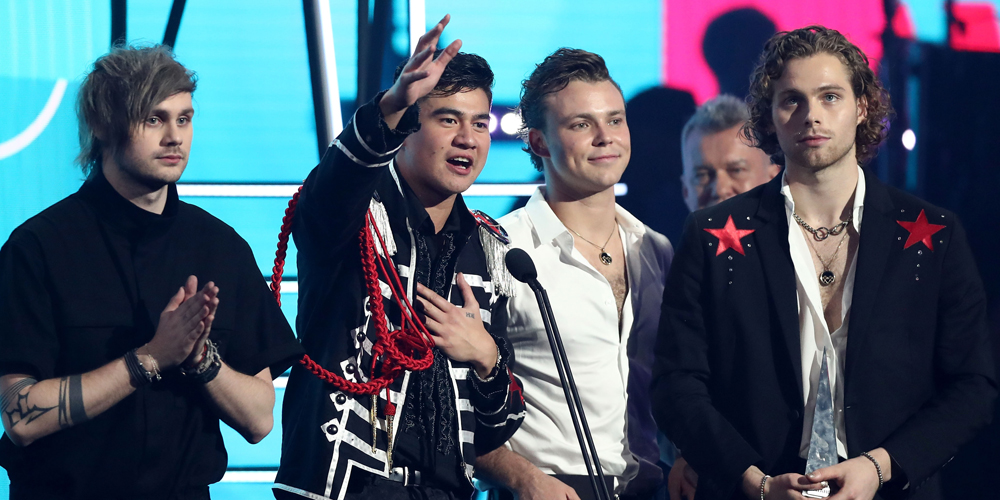 5 Seconds of Summer Pick Up Three Awards at ARIAs 2018 | 5 Seconds of ...