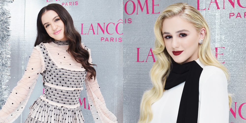 Lilimar & Chloe Lukasiak Glam Up For Lancome & Vogue’s Holiday Party ...