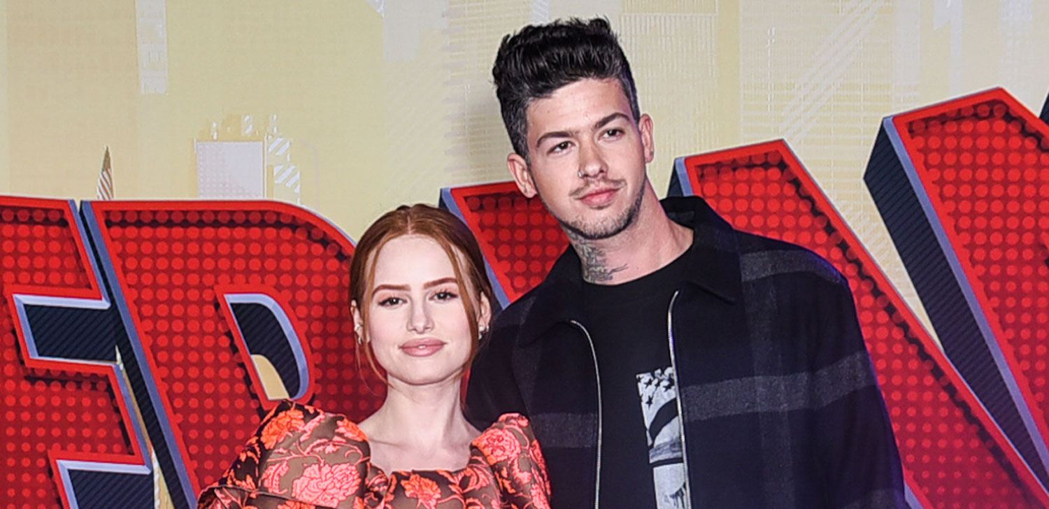Madelaine Petsch & Travis Mills Couple Up at ‘Spider-Man: Into The ...