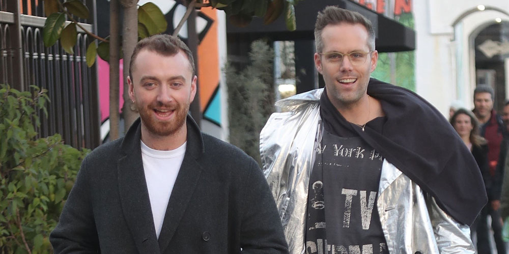 Sam Smith Enjoys a Stroll With Songwriter Justin Tranter! | Justin ...