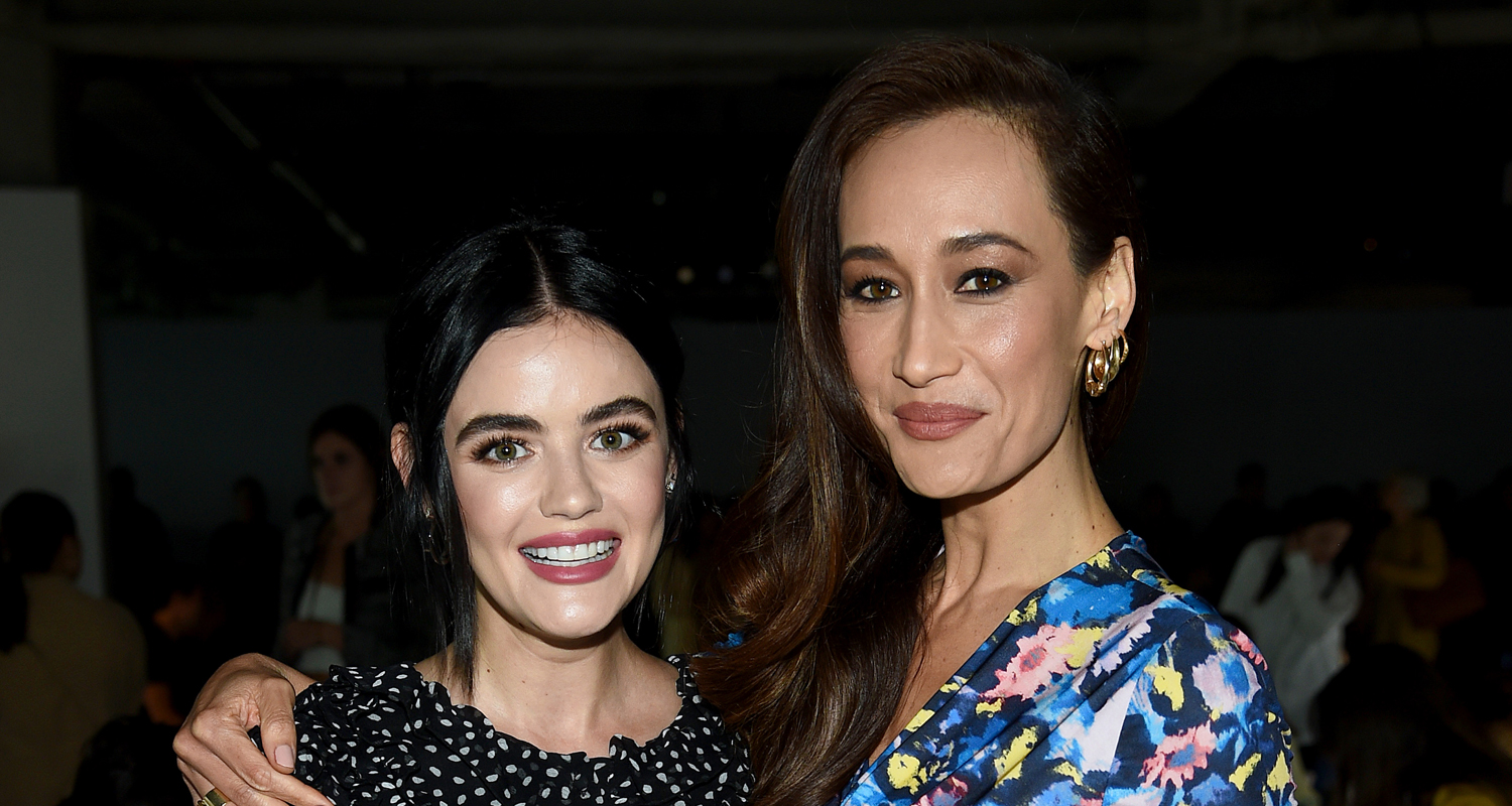 Lucy Hale Reunites With ‘Fantasy Island’ Co-Star Maggie Q at Jason Wu ...