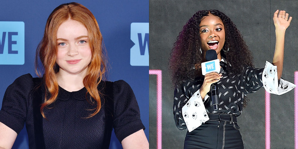Skai Jackson & Sadie Sink Kick Off Festivities at We Day UN 2019 ...