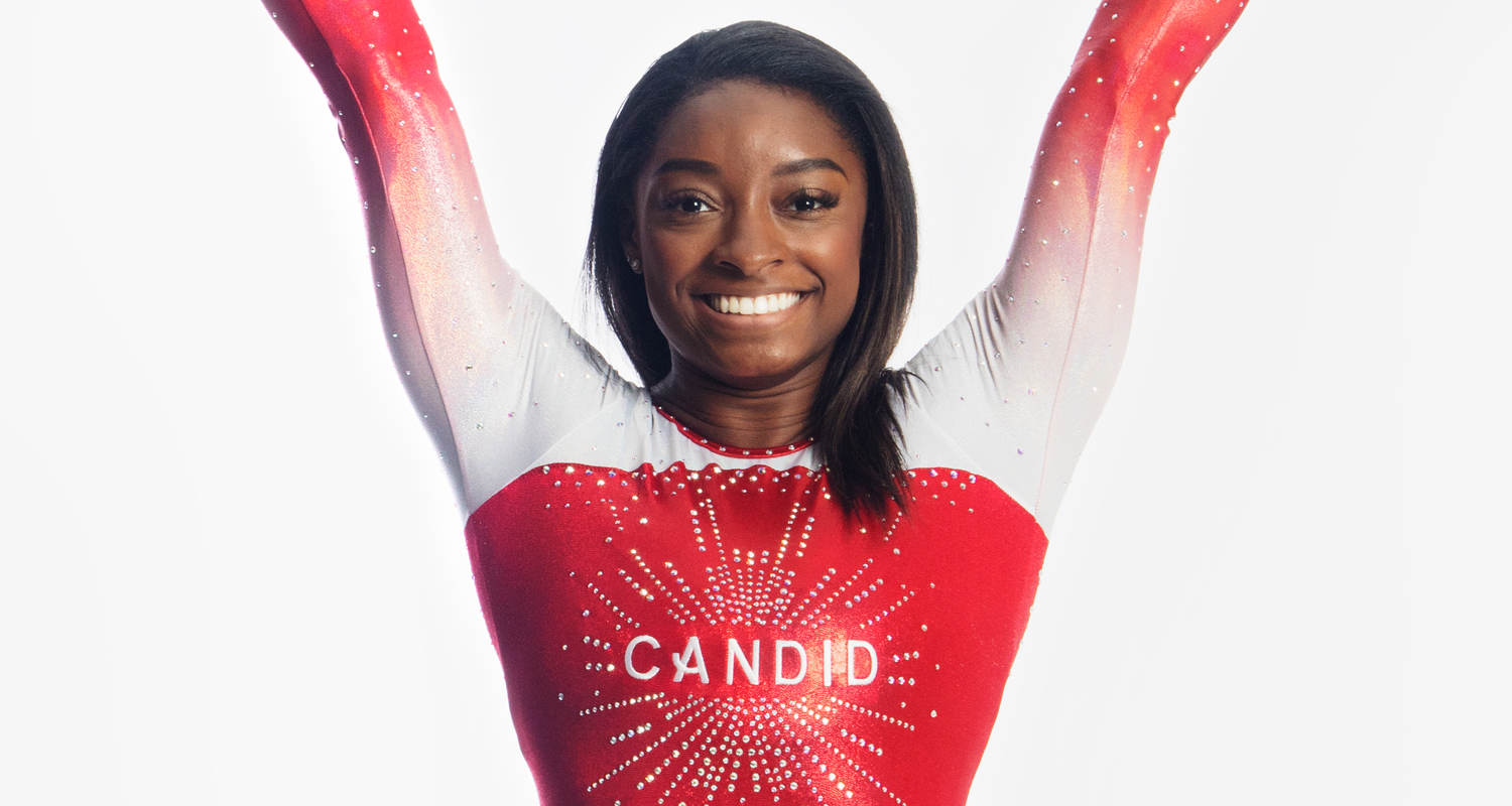 Simone Biles Is First Ever Ambassador For Aligner Brand Candid | Simone ...