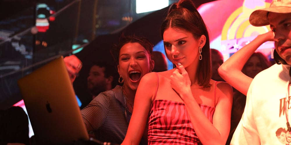 Bella Hadid Cheers on Kendall Jenner as She Hits the DJ Booth in Miami ...