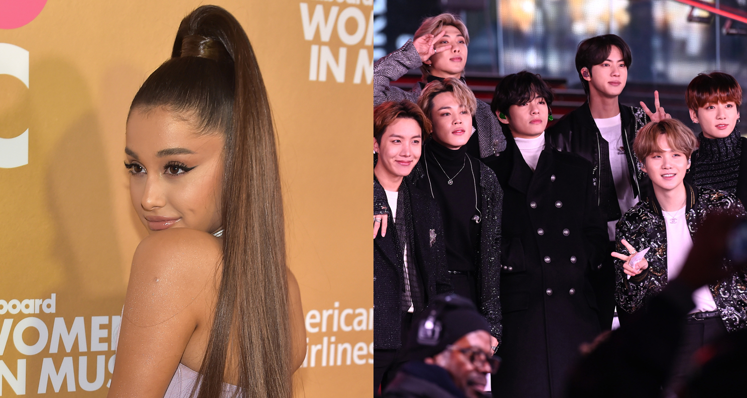 Ariana Grande Shares Epic Photo with BTS! | Ariana Grande, BTS | Just ...