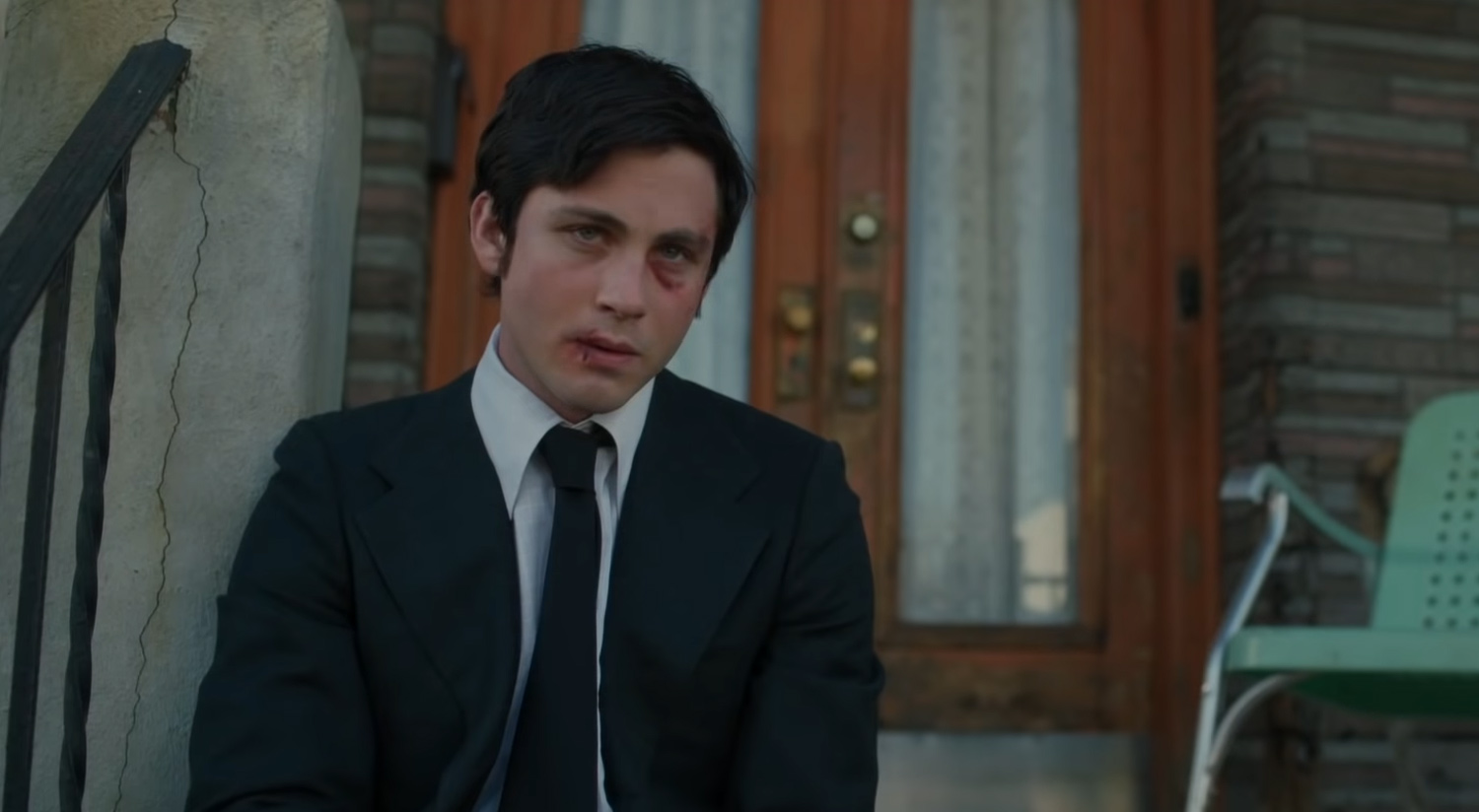 Logan Lerman is in Training in ‘Hunters’ Trailer From Amazon Prime ...