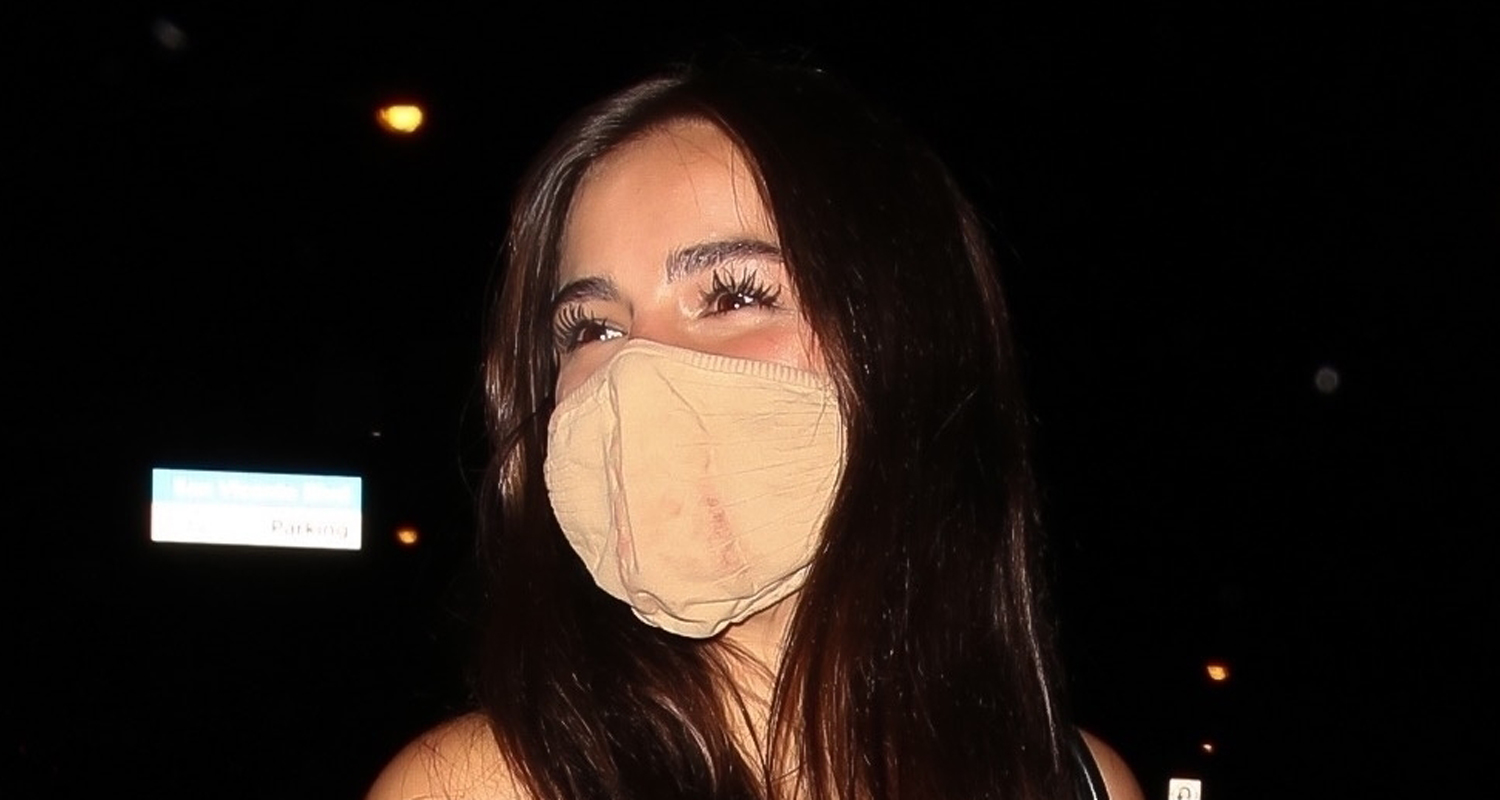Addison Rae Wears Sheer Top While Out With Bryce Hall & More Friends ...