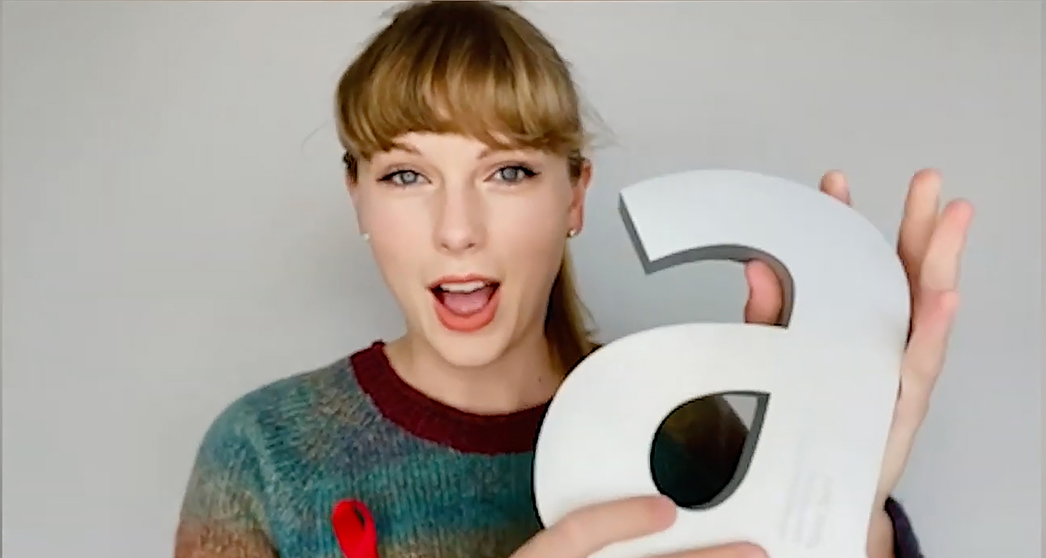 Taylor Swift Wins Icon Award at Virgin Atlantic Attitude Awards 2020 ...