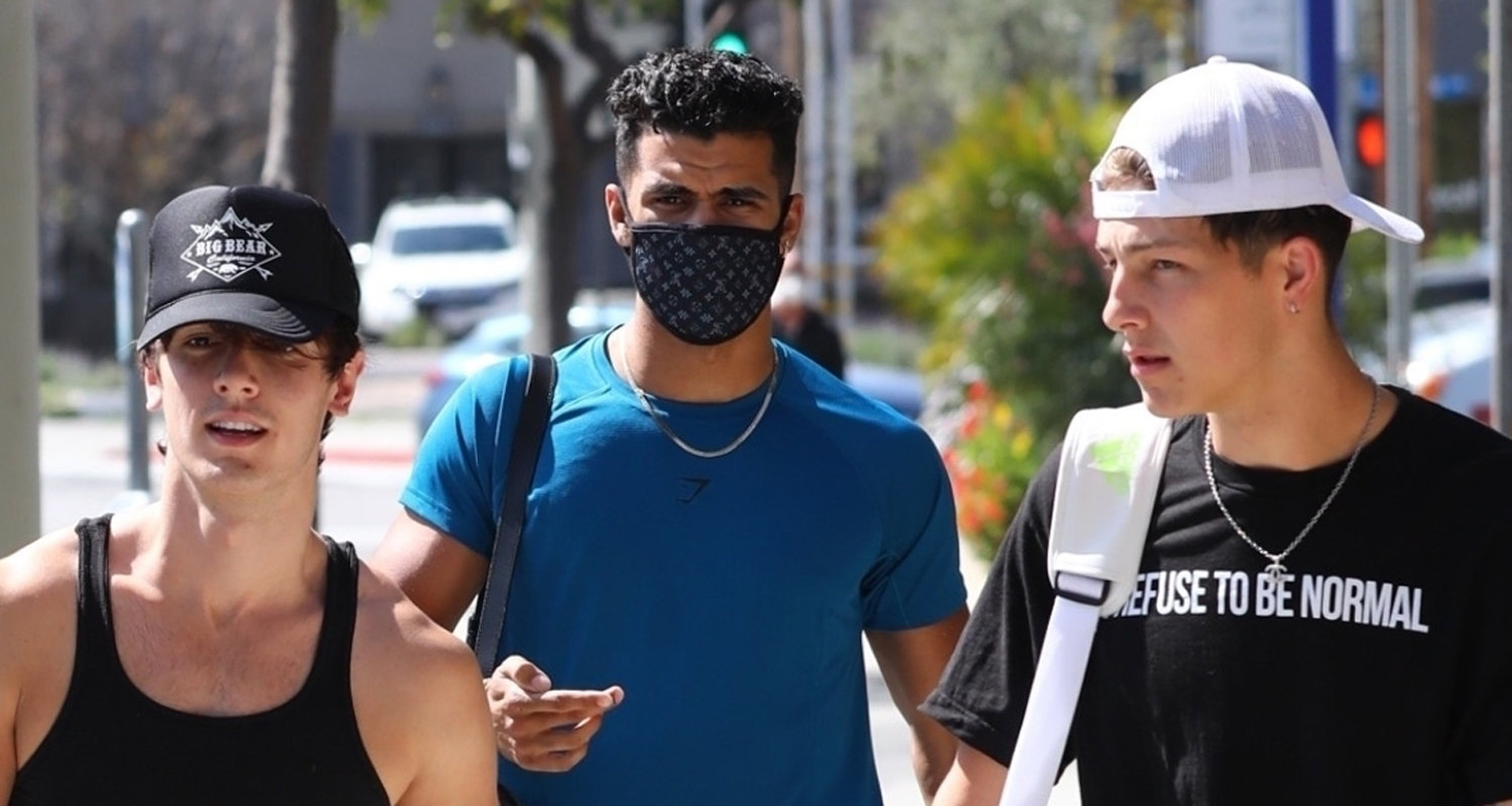 Bryce Hall, Nate Wyatt & Tayler Holder Hit Up The Gym Ahead of Their ...