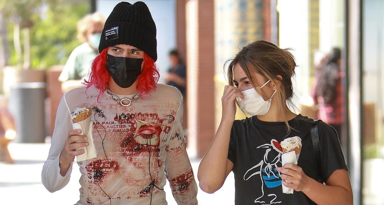 Addison Rae Grabs Ice Cream with Boyfriend Omer Fedi | Addison Rae ...