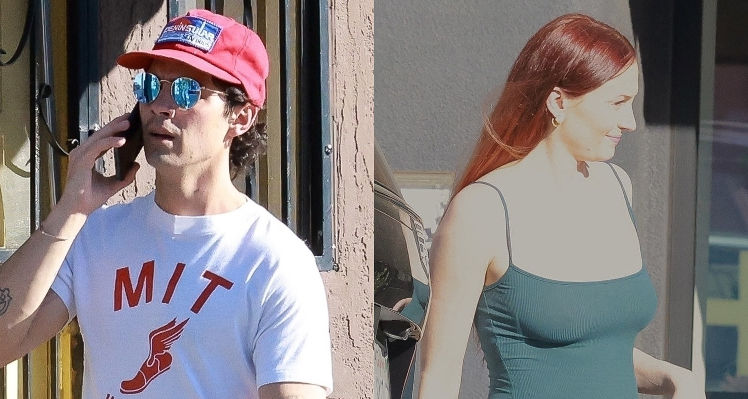 Joe Jonas & Sophie Turner Step Out for Lunch with Their Friends - Just ...