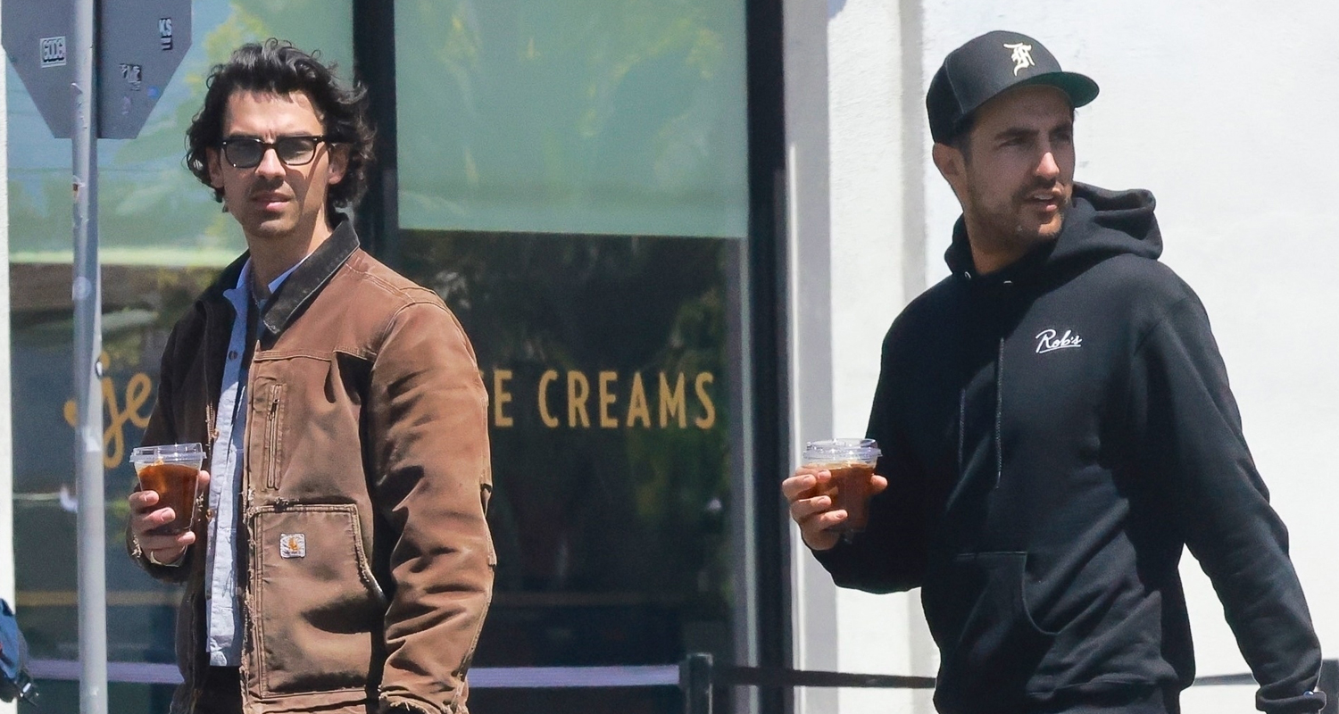 Joe Jonas Hangs Out With Longtime Friend Greg Garbowsky After Peloton ...