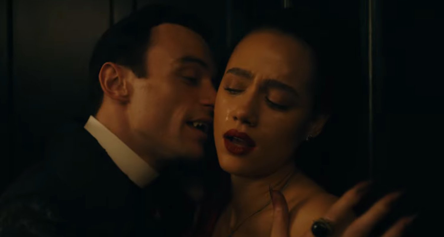 Thomas Doherty Tries to Suck Nathalie Emmanuel’s Blood in ‘The ...
