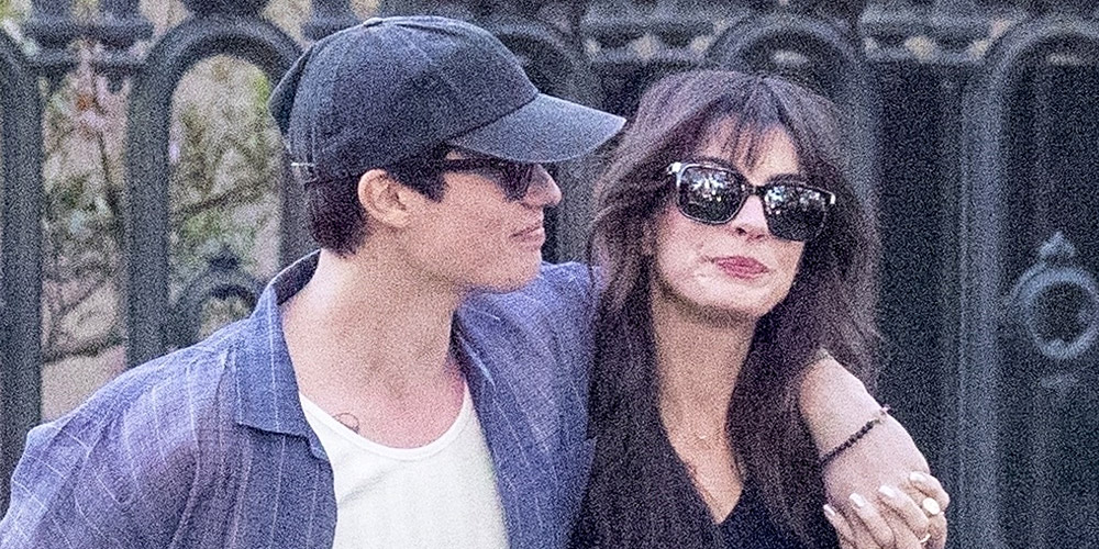 Nicholas Galitzine Wraps His Arm Around Anne Hathaway While Filming ...