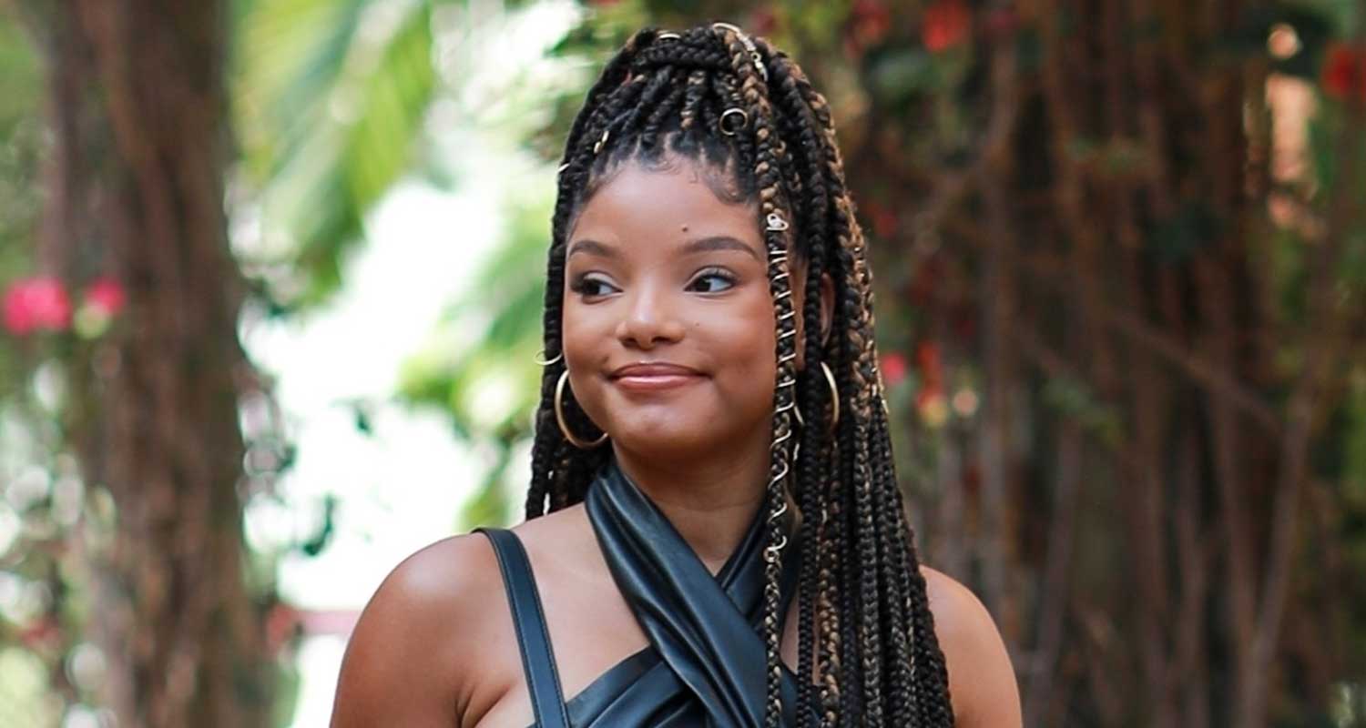 Halle Bailey Looks Cool in Leather Outfit While Out Getting Coffee ...