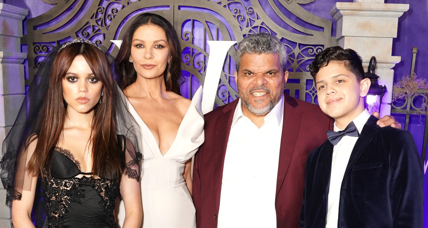Jenna Ortega & Her Addams Family Reunite at ‘Wednesday’ Premiere (Photos) | Catherine Zeta Jones ...