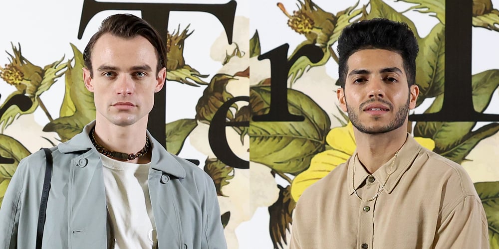 Thomas Doherty & Mena Massoud Attend Dior Tears Photo Call After Their ...