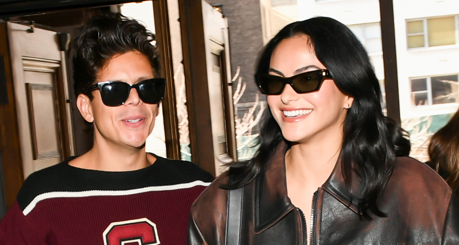 Camila Mendes & Rudy Mancuso Make Public Debut, Cozy Up at Coach Fashion Show | Benito Skinner ...