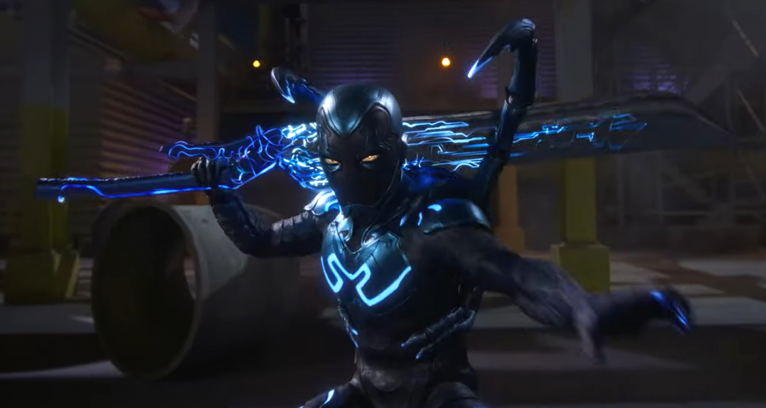Xolo Maridueña Becomes a Superhero in ‘Blue Beetle’ Trailer, Harvey Guillen’s Role Revealed ...