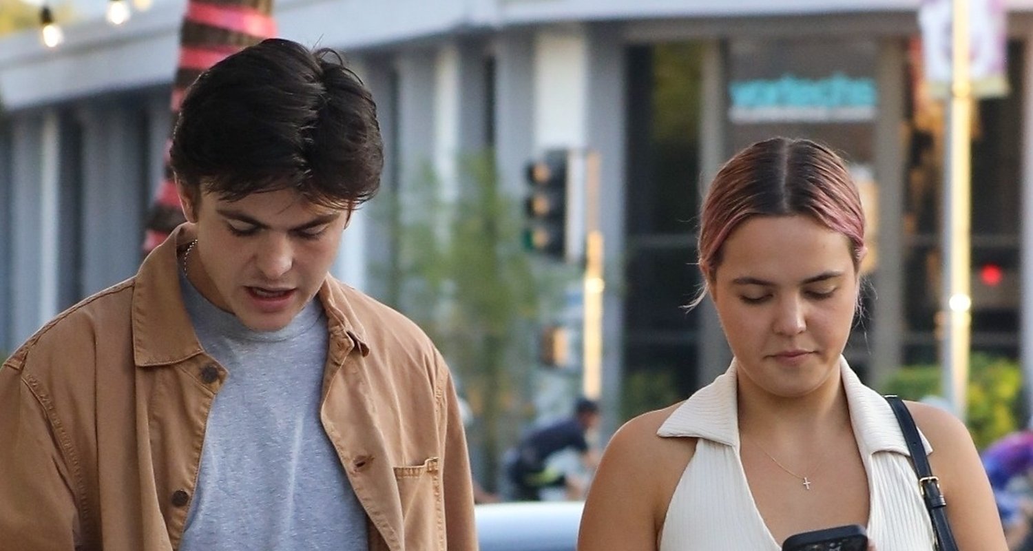 Bailee Madison & Blake Richardson Share a Kiss at Lunch After ‘Eras ...