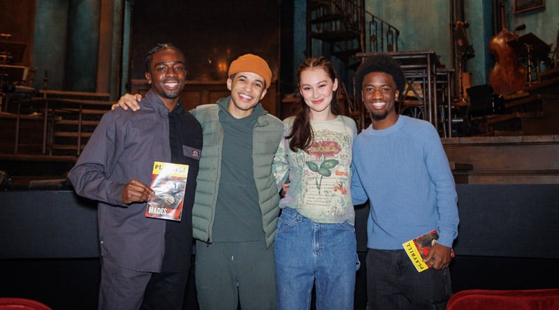 Stranger Things’ Caleb McLaughlin Visits Lola Tung at Her Broadway ...